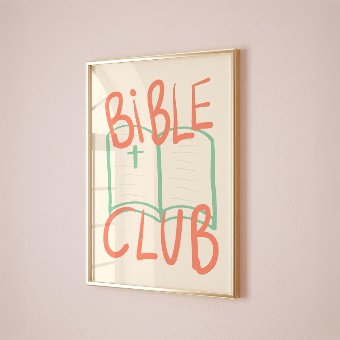 Christian Bible Club Preppy Faith Poster Unframed Paper Print - Walmart.com