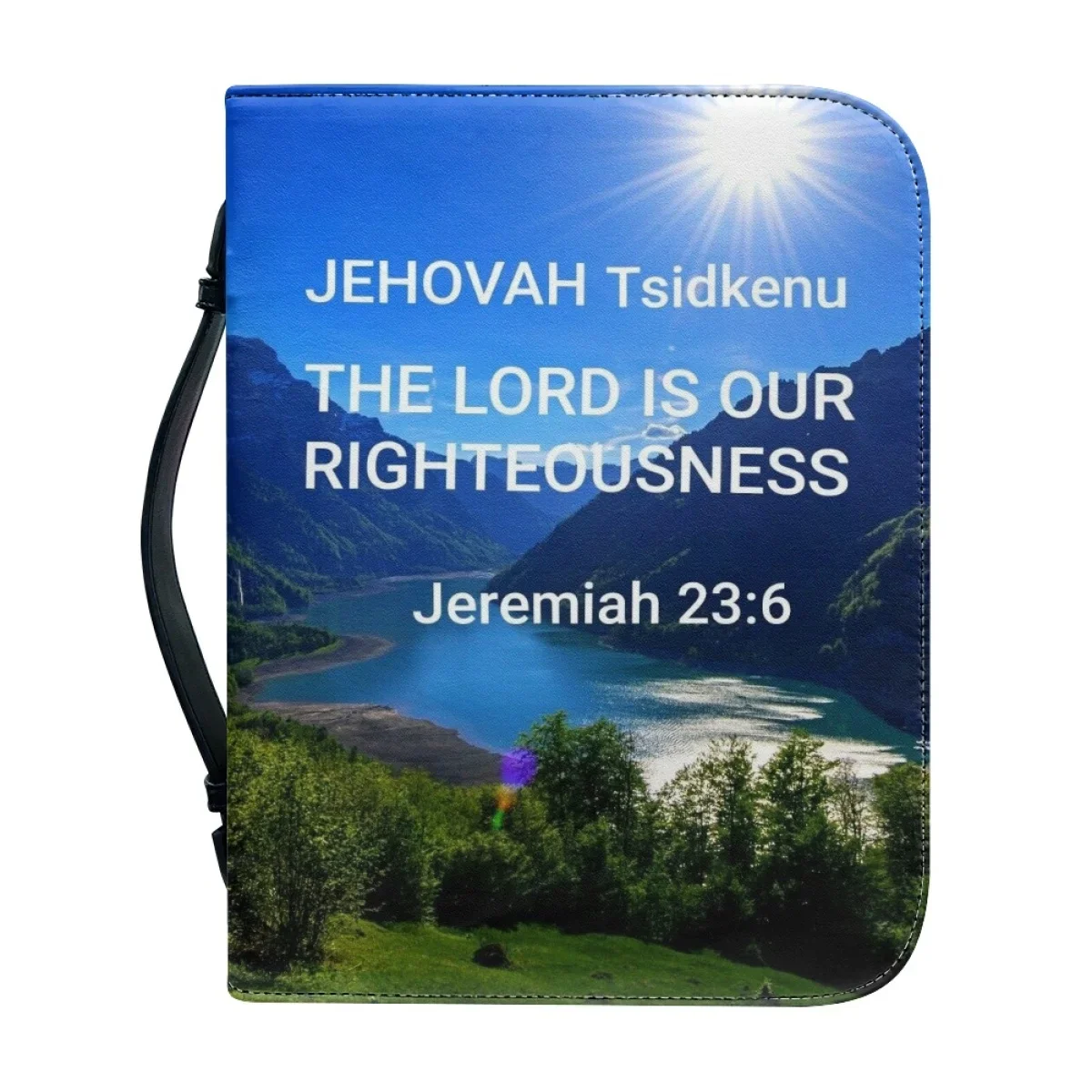 Christian Bible Excerpt Print for Women PU Leather Portable Practical ...