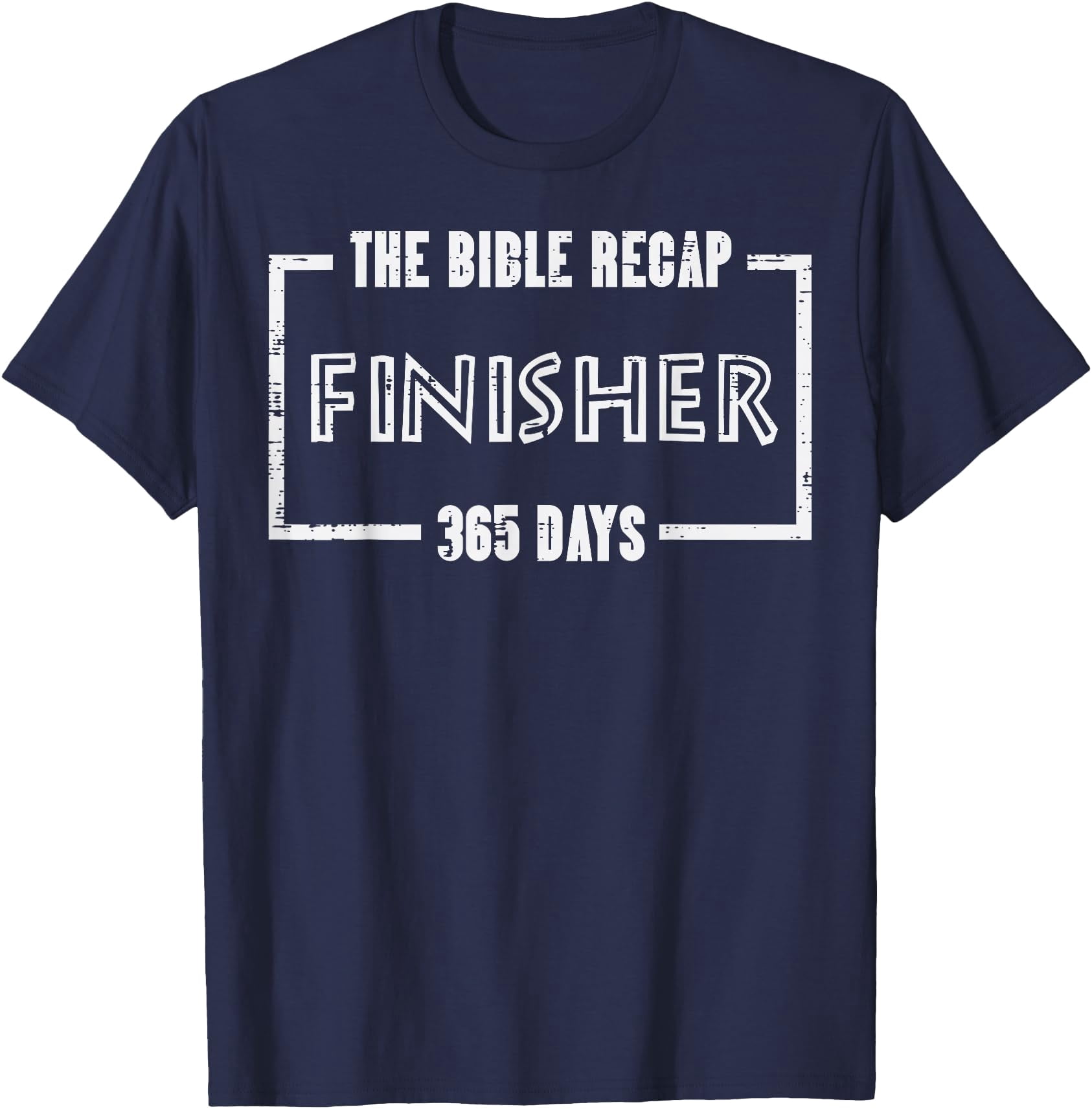Christian Bible Recap Finisher 365 Days Faith T-Shirt for Men and Women ...