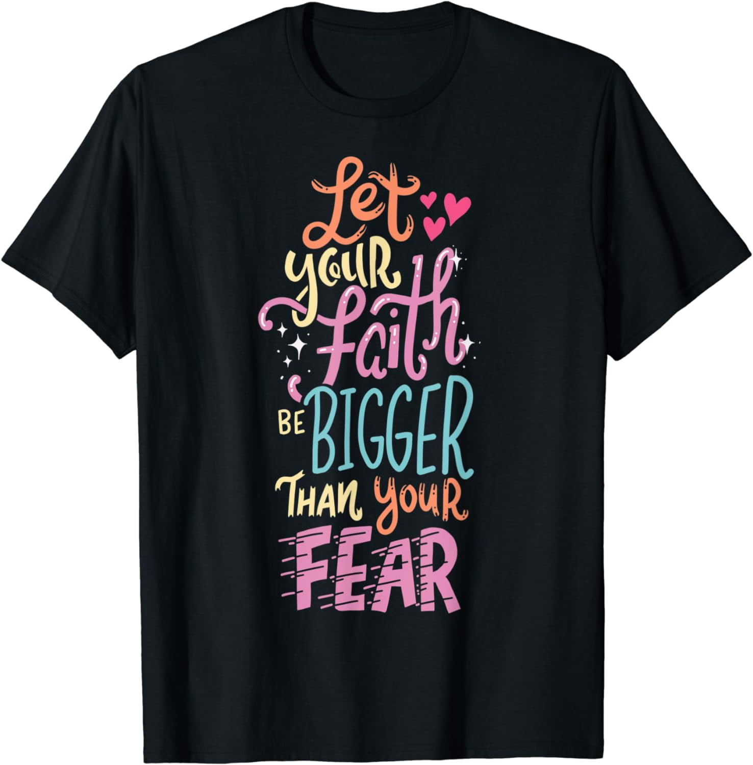 Christian Bible Religious Quote Vers Faith Motivation T-Shirt - Walmart.com