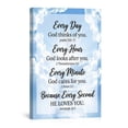 Christian Bible Verse God Thinks Of You Religious Quote For Home Canvas ...
