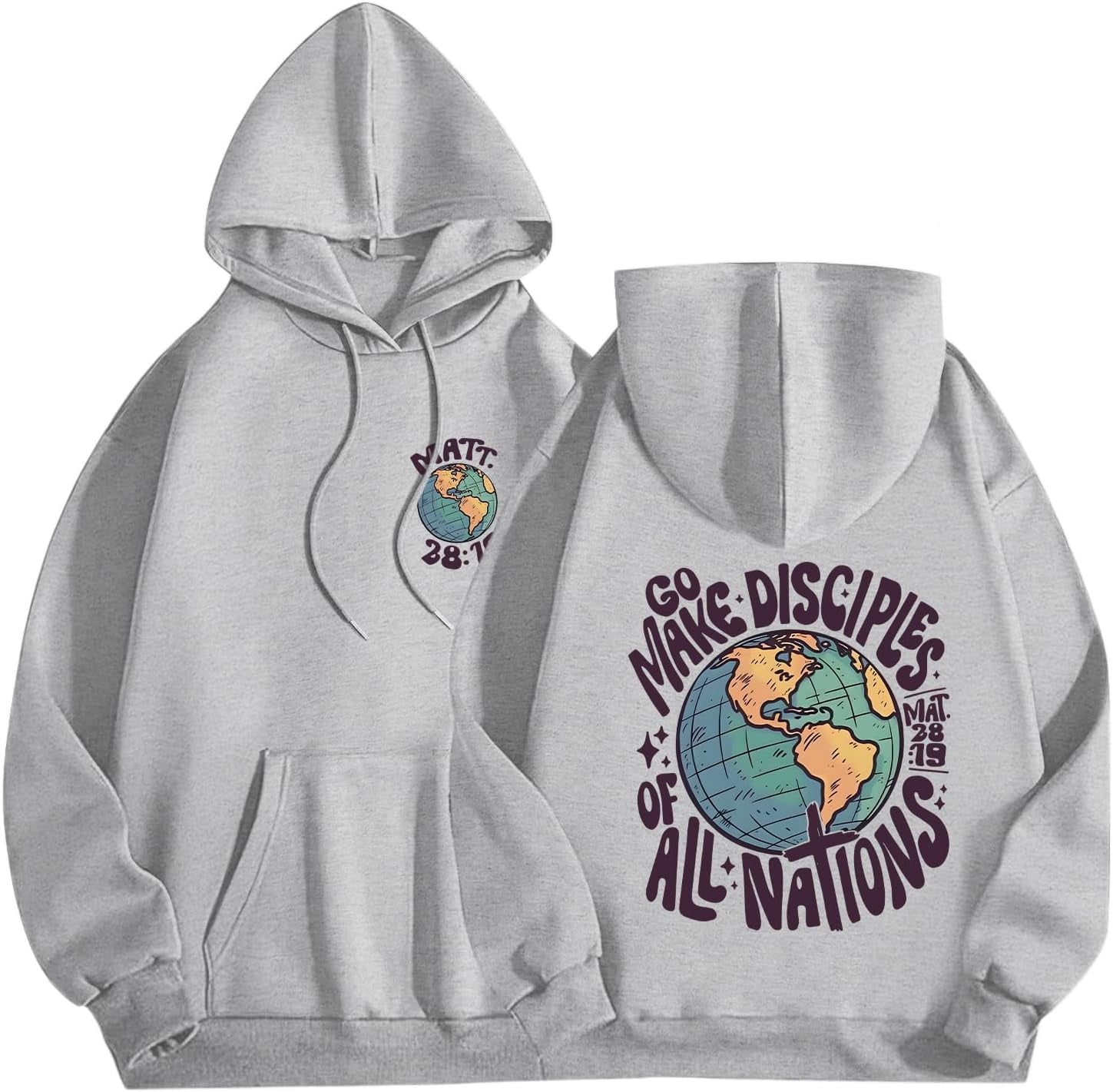 Christian Bible Verse Hoodies for Women Jesus Faith God Hoodie ...