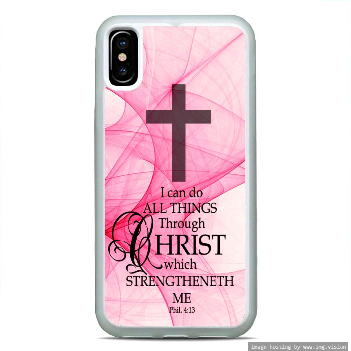 Christian Bible Verse Phone Case Slim Shockproof Hard Rubber Custom ...