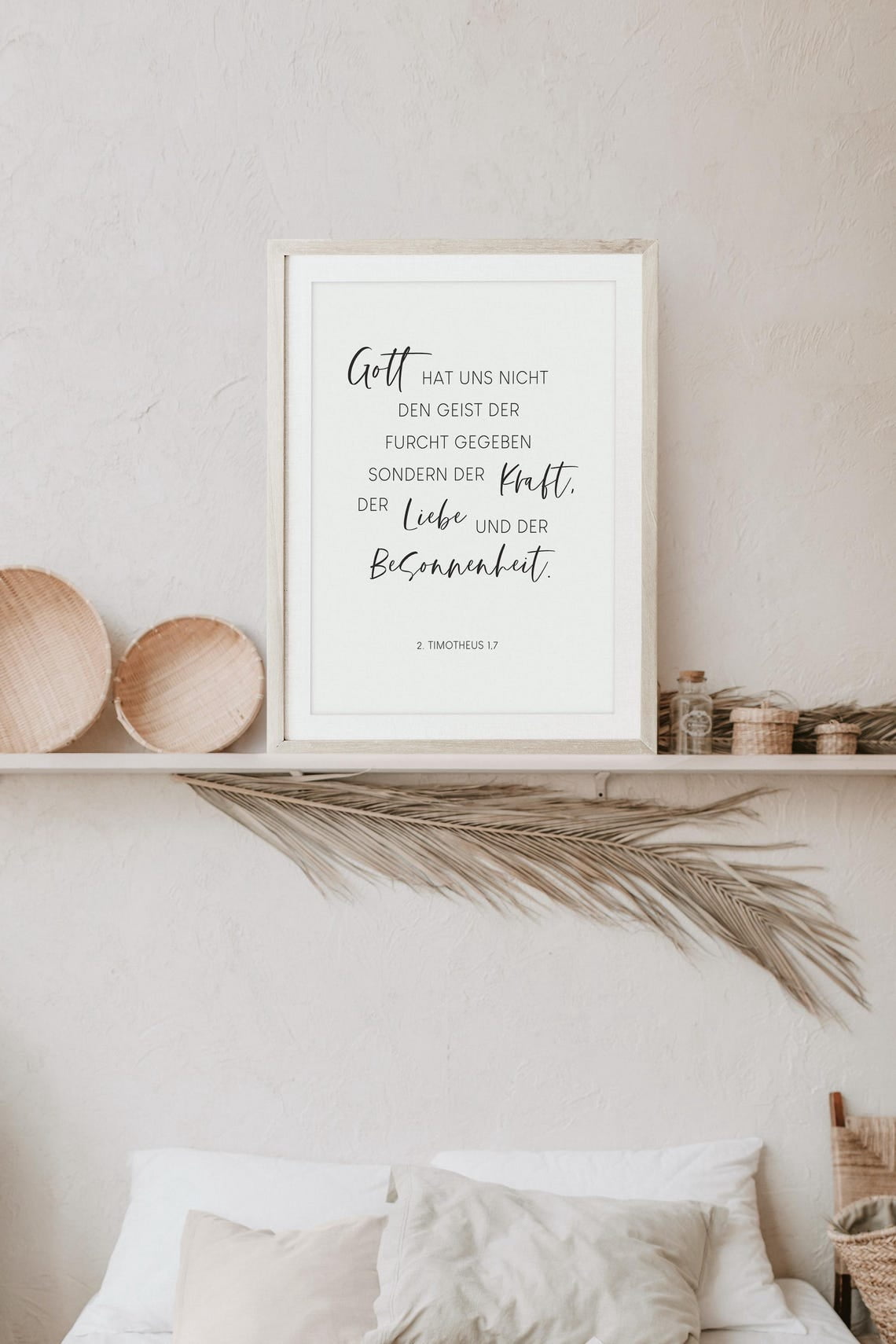 Christian Bible Verse Poster, Two Timothy One Seven, Bible Verse About ...