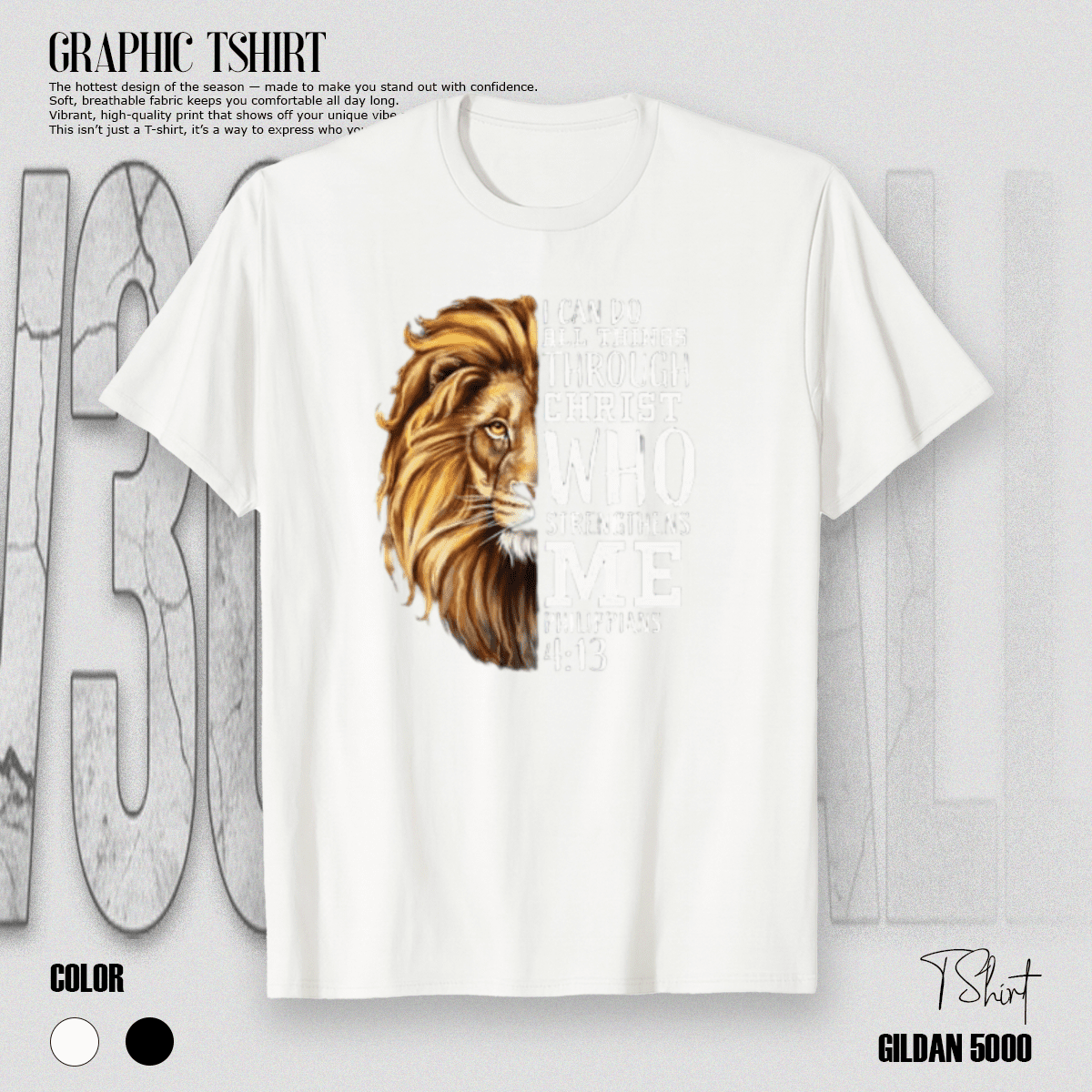 Christian Bible Verse Sayings Religious Lion of Judah Faith Long Sleeve ...