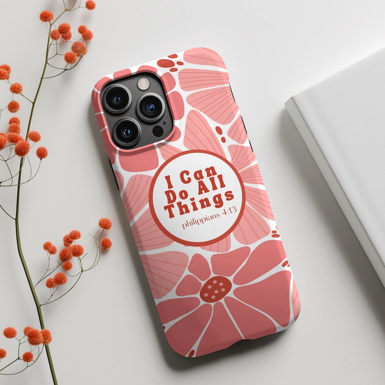 Christian Bible Verse iPhone Case - Faith-Inspired Cover for 11-16 Pro ...