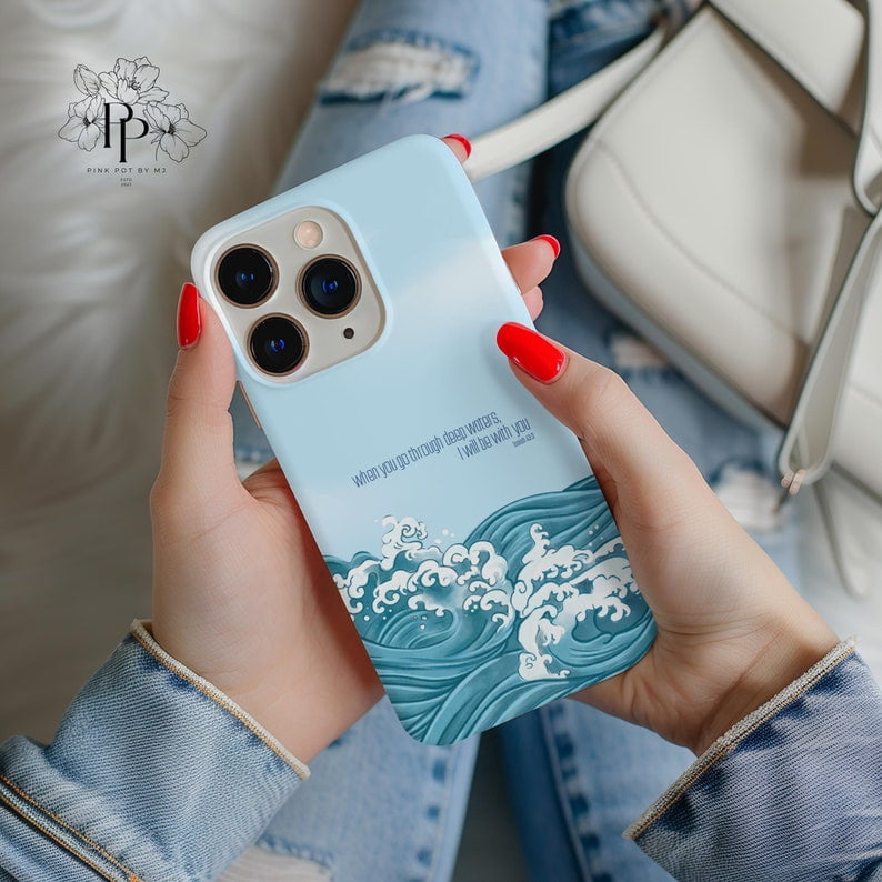 Christian Bible Verse iPhone Case - Religious Gift for 11-16 Pro Max ...