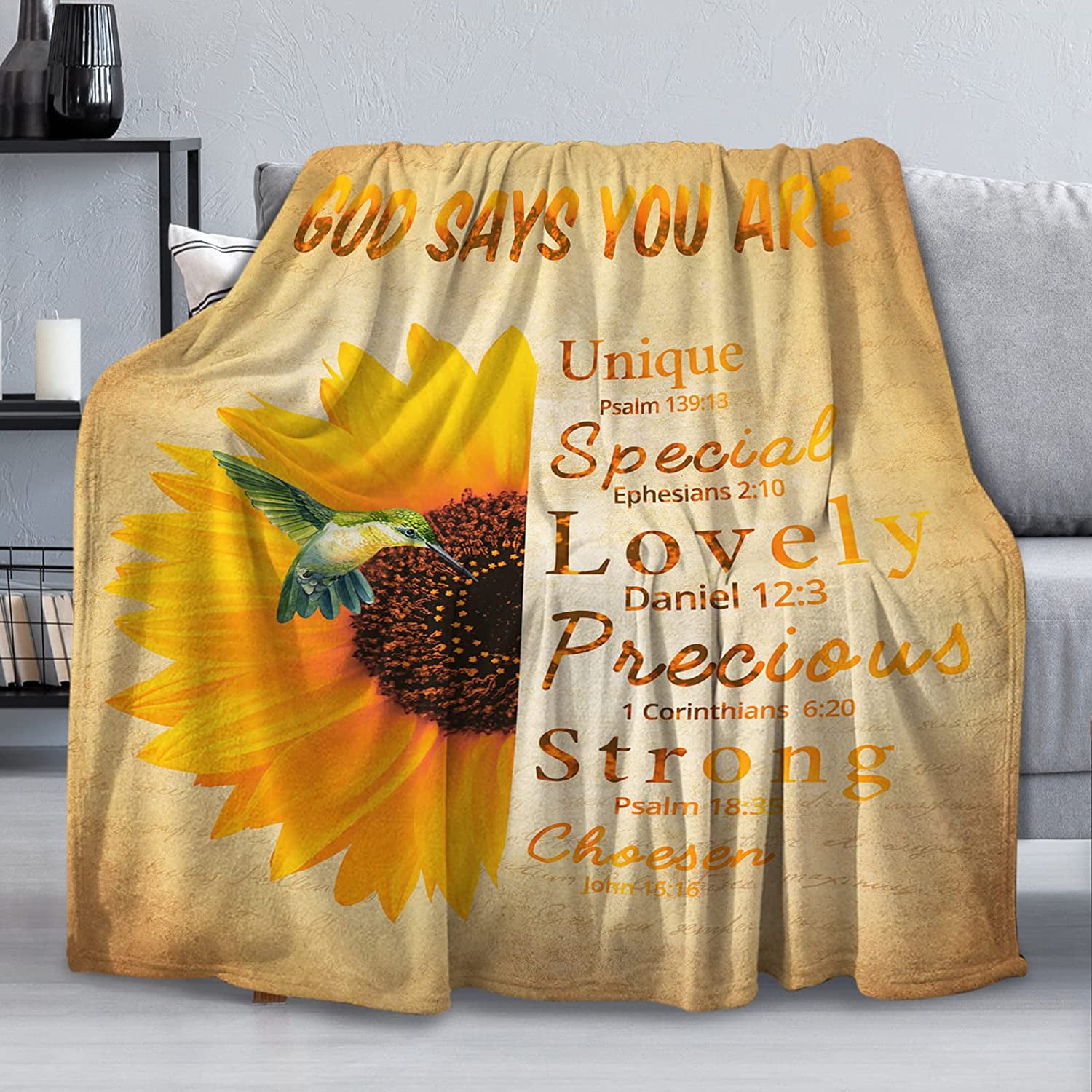 Christian Blanket for Women, Ultra Soft Religious Gifts Blankets with ...