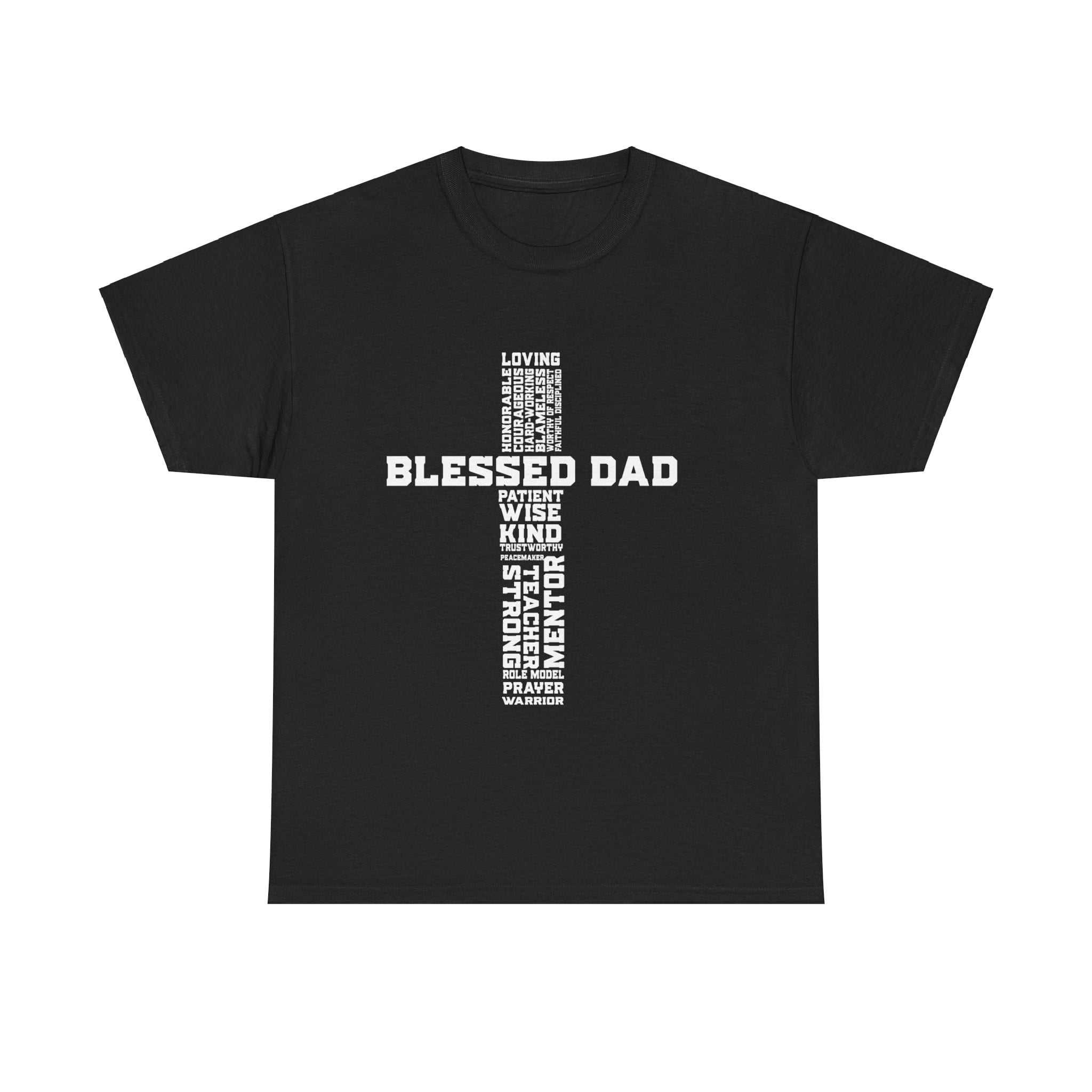 Christian Blessed Dad Cross Father's Day Shirt Faith Hope Love ID-0514 ...