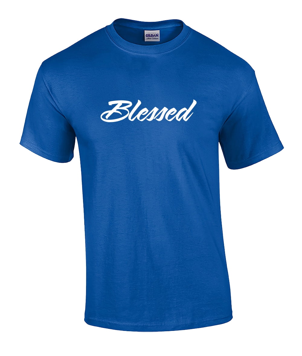 Christian Blessed Script Short Sleeve T-shirt - Walmart.com