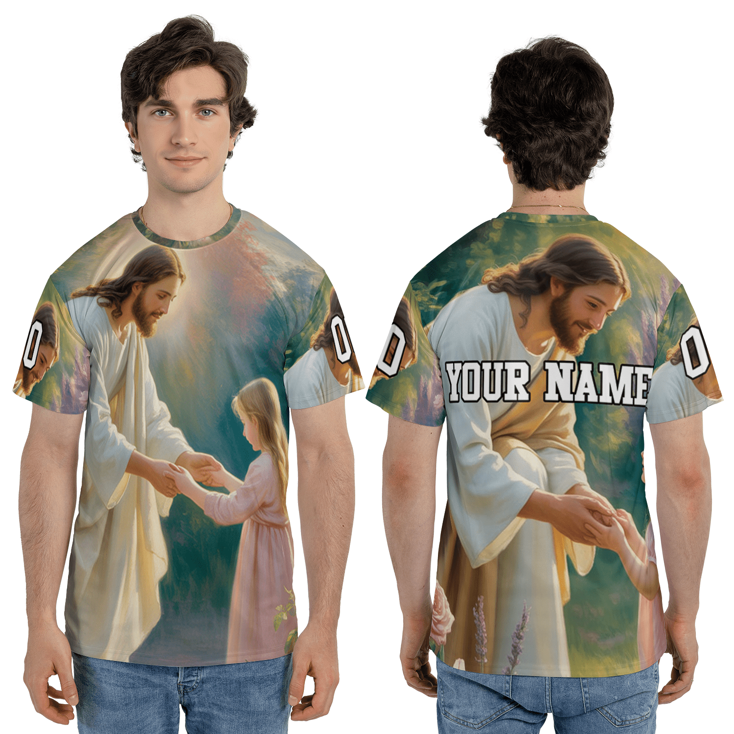 Christian Blessing Custom Name 3D T-Shirt, God’s Divine Providence 3D T ...