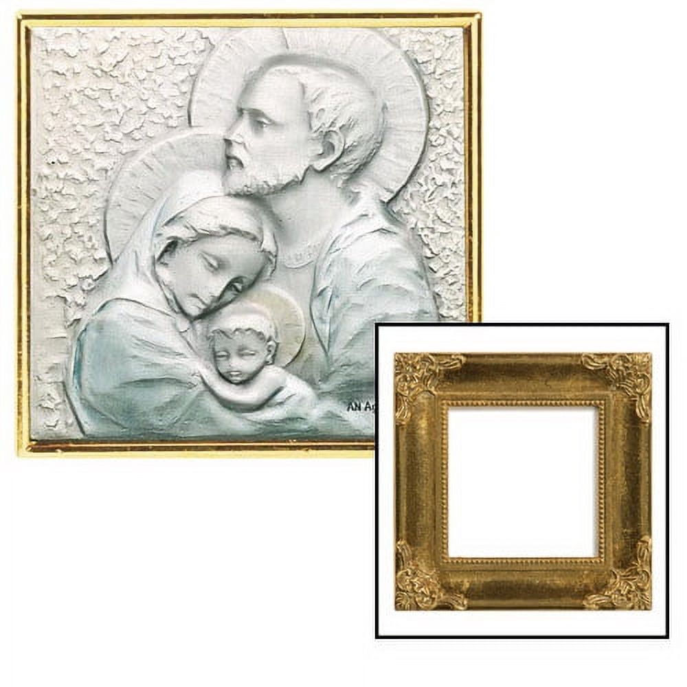 Christian Brands 6B-960 4"SQ Holy Family Gold Leaf Frame - Walmart.com