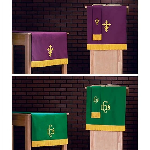 Christian Brands Church Supply KC139 Reversible Paraments Purple ...