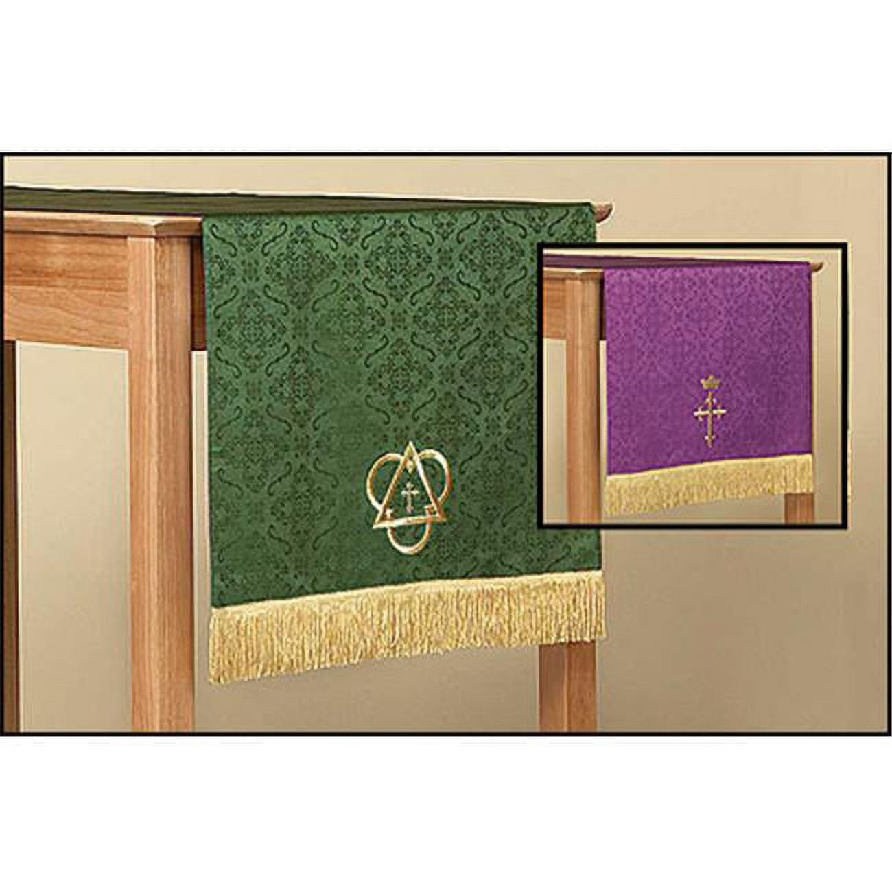 Christian Brands Church Supply LC029 Jacquard Reversible Table Runner ...
