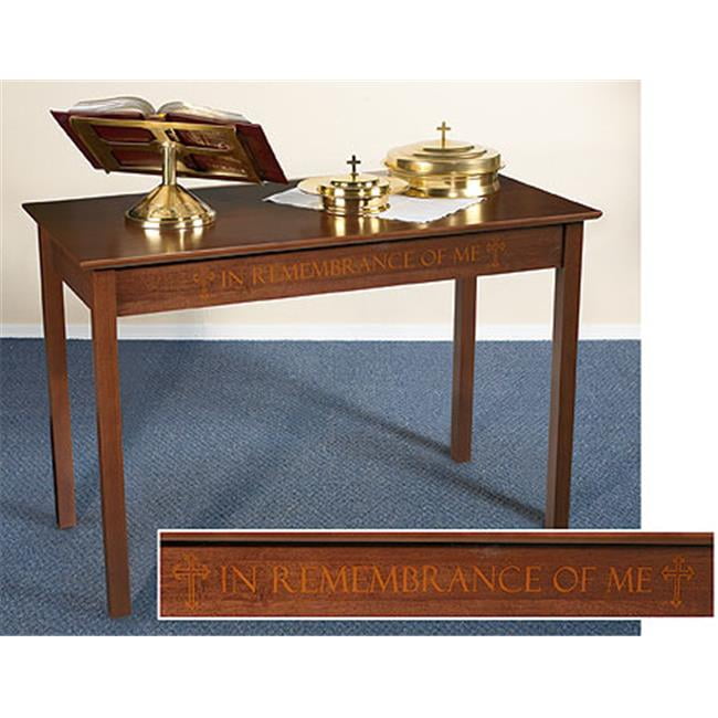 Christian Brands Church Supply PS714 Silk-Screened Communion Table ...