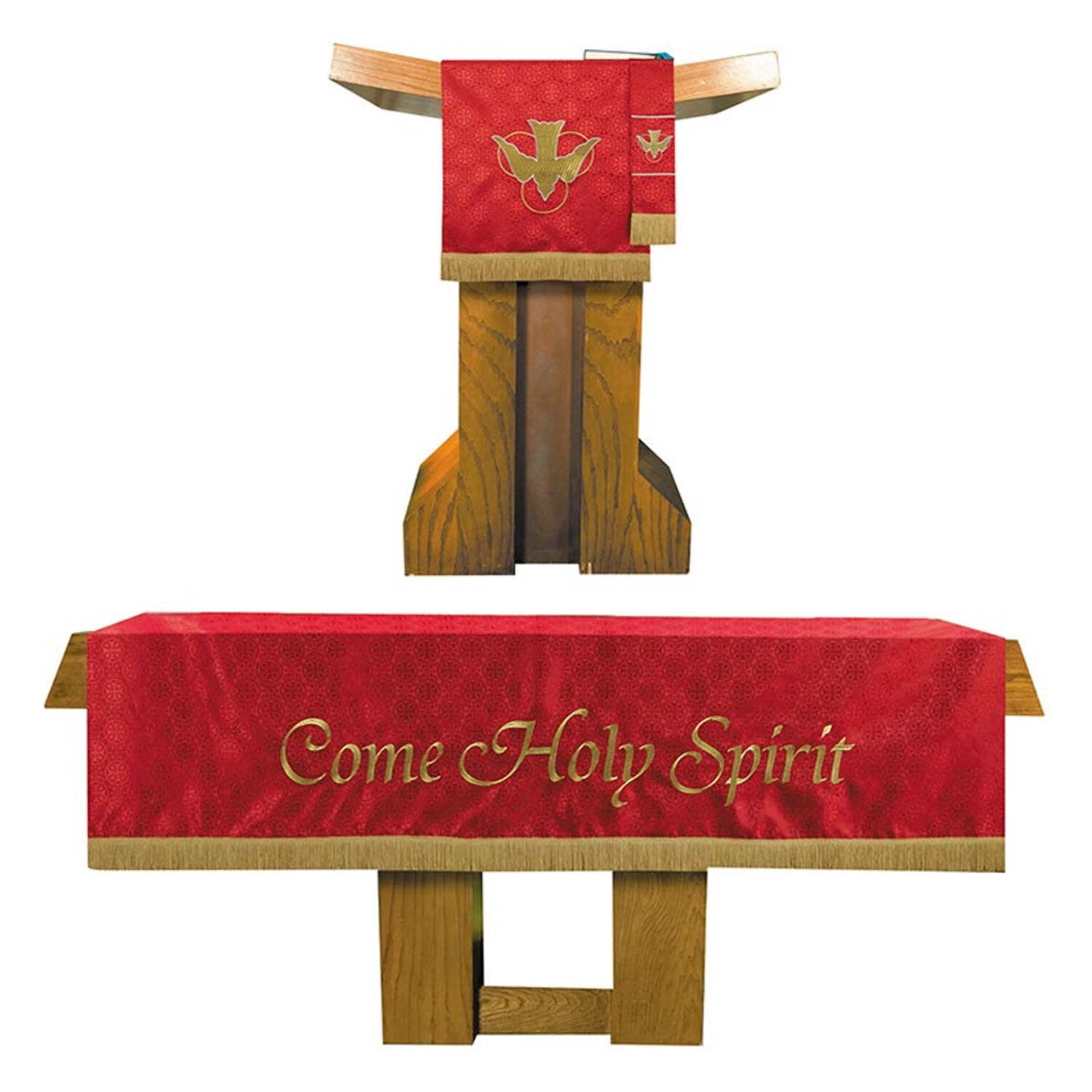 Christian Brands Church Supply VC747 Red Altar Frontal Set - Walmart ...