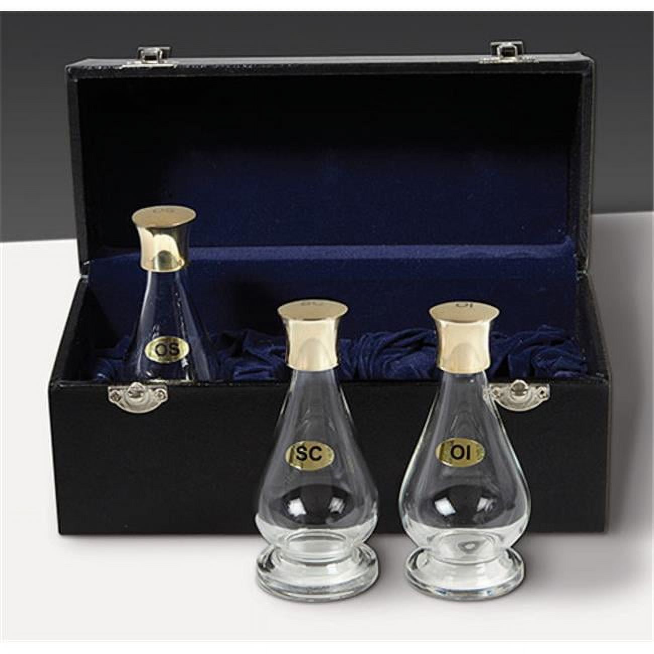 Christian Brands Church Supply YD006 Chrismatory Set with Case ...