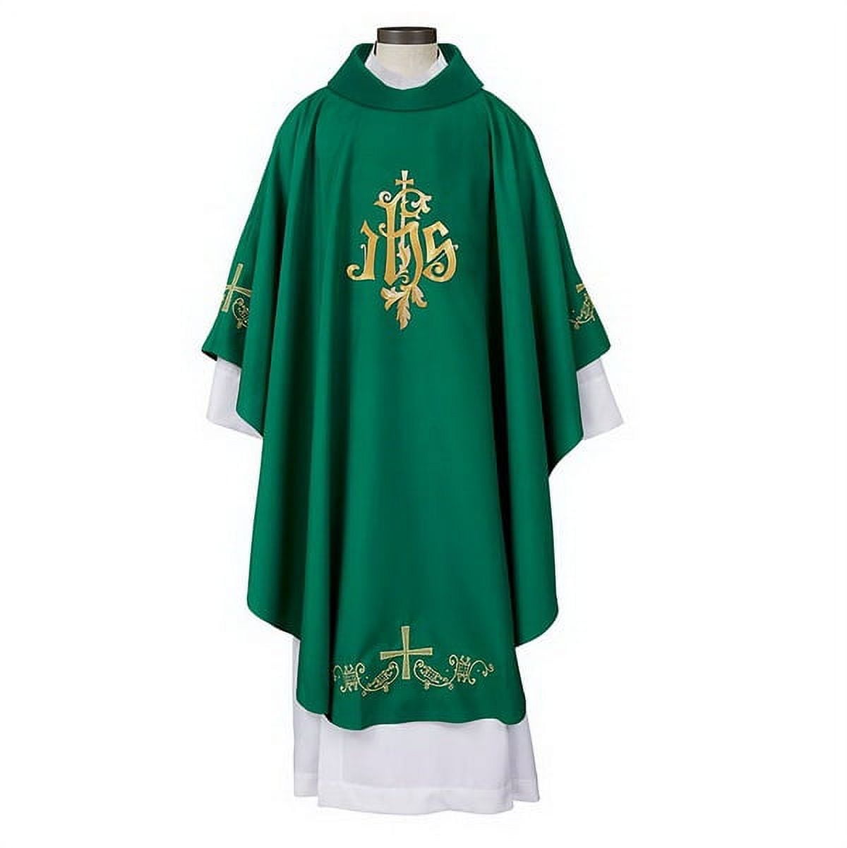 Christian Brands G4051GRN IHS Gothic Collection Chasuble, Green ...