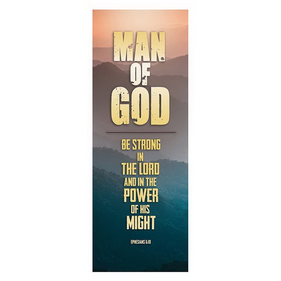 Christian Brands N0782 Man of God X-Stand Banner - Walmart.com
