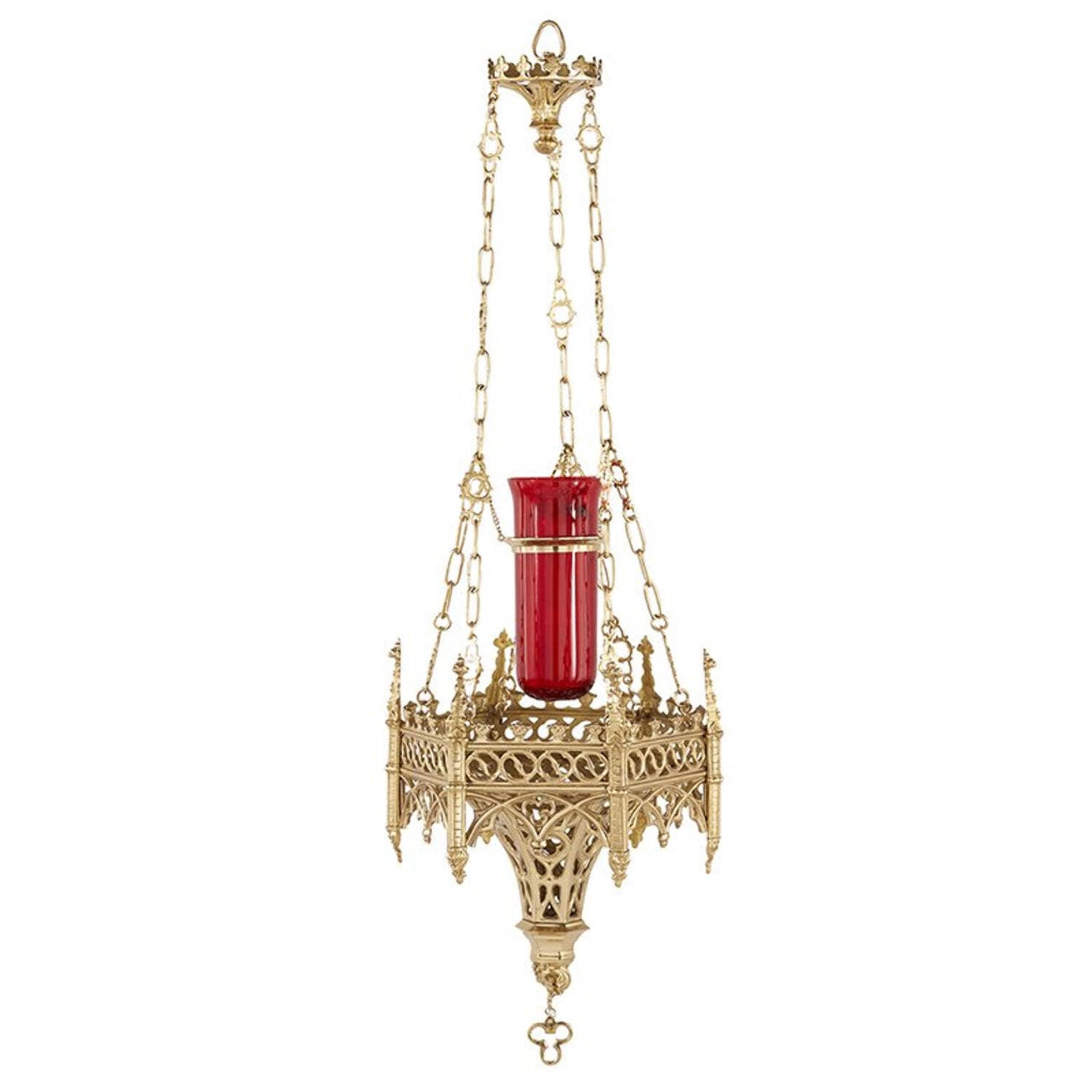 Christian Brands Ornate Hanging Sanctuary Lamp - Walmart.com
