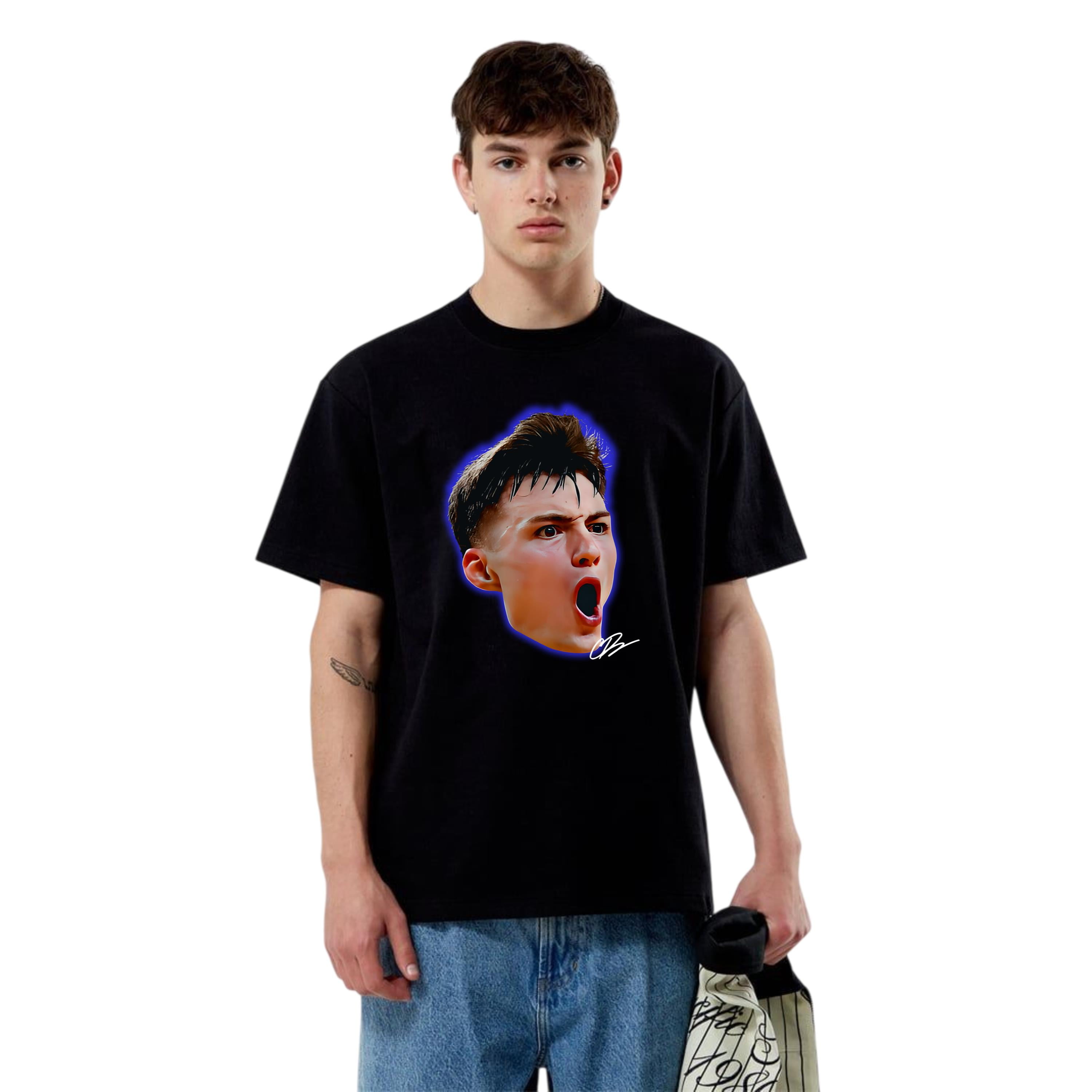 Christian Braun Denver Basketball Big Head Fan Rap T-Shirt, for men ...