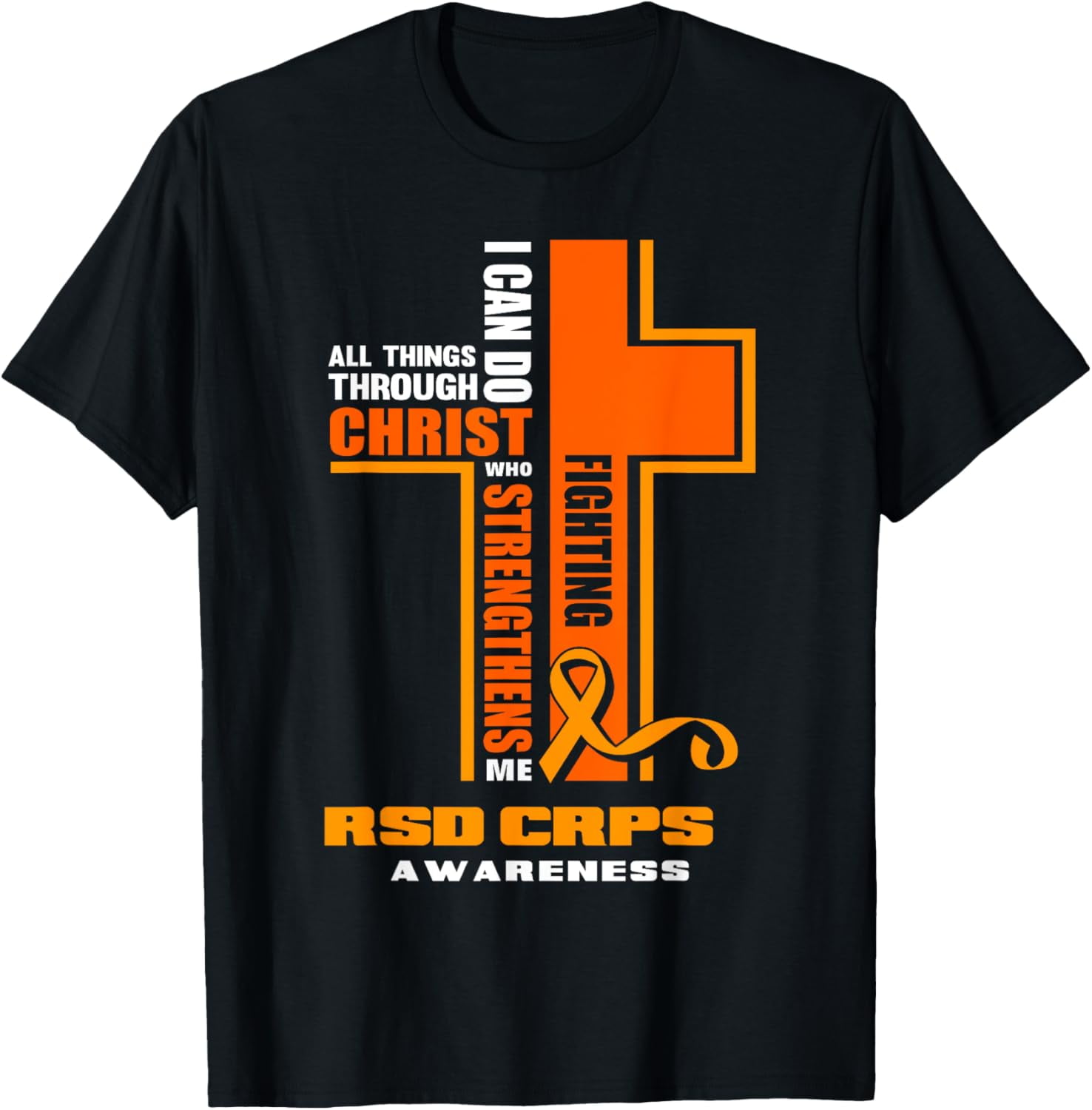 Christian CRPS Warrior Fighter RSD CRPS Awareness T-Shirt - Walmart.com
