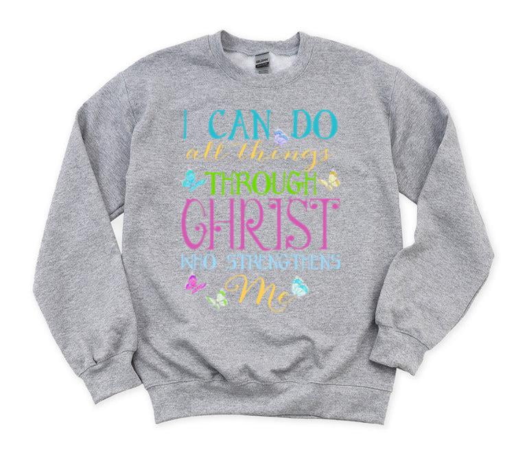 Christian Can Do All Things Through Christ Butterfly Religious ...