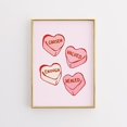 Christian Candy Heart Scripture Faith Poster Unframed Paper Print ...