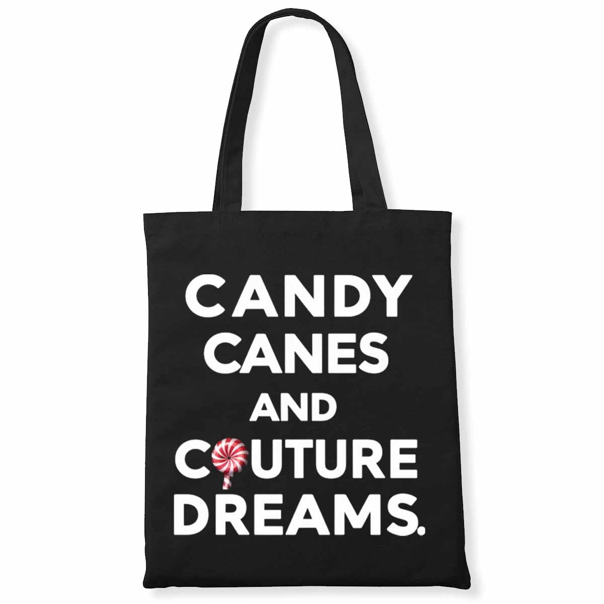 Christian Candy canes and couture dreams Bible Verse Faith Gift Canvas ...