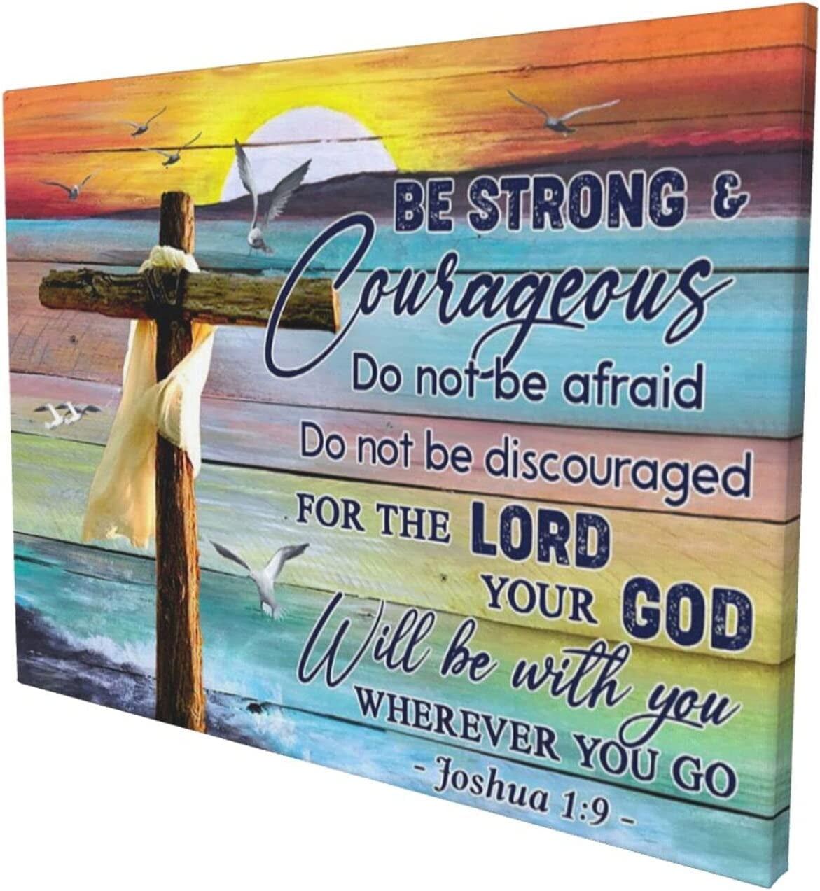 Christian Canvas Wall Art Bible Verse Wall Art Christian Wall Art ...