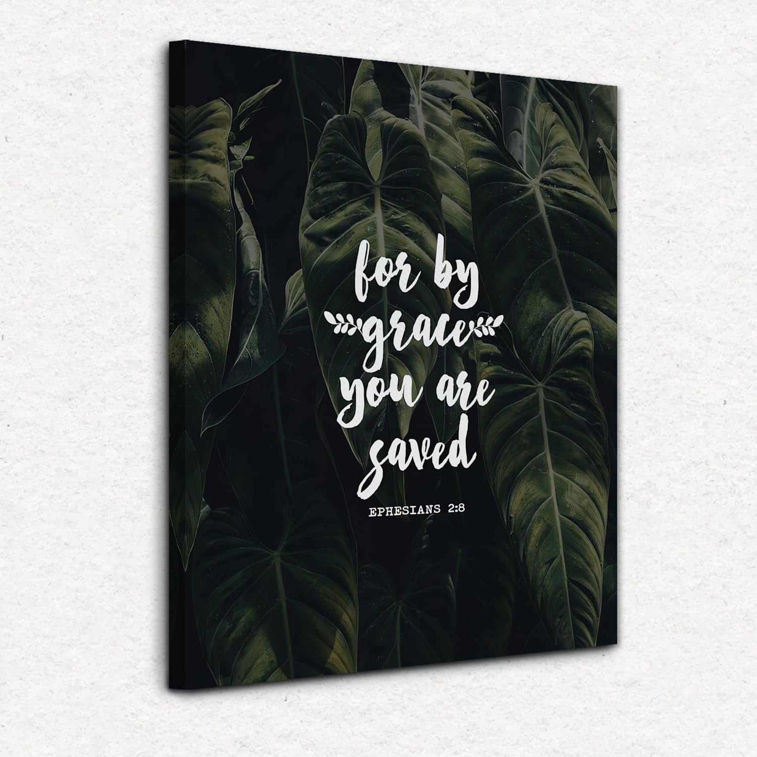 Christian Canvas Wall Art,Ephesians 2:8 for By Grace You are Saved ...
