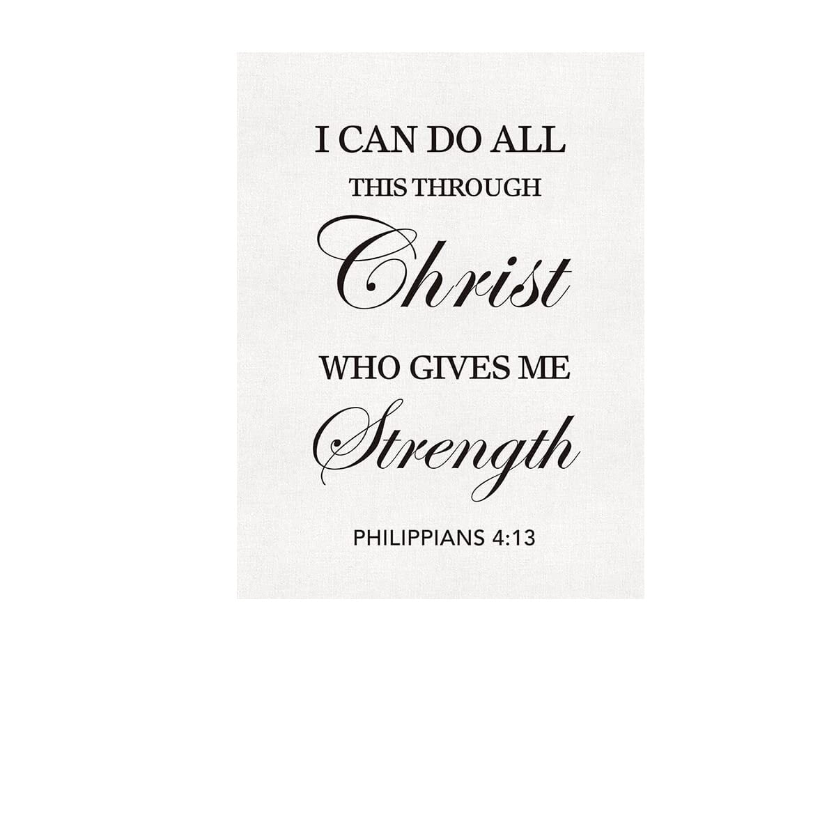 Christian Canvas Wall-Art Motivational Philippians 4:13 I can Do All ...