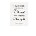 Christian Canvas Wall-Art Motivational Philippians 4:13 I can Do All ...