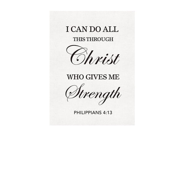 Christian Canvas Wall-Art Motivational Philippians 4:13 I can Do All ...