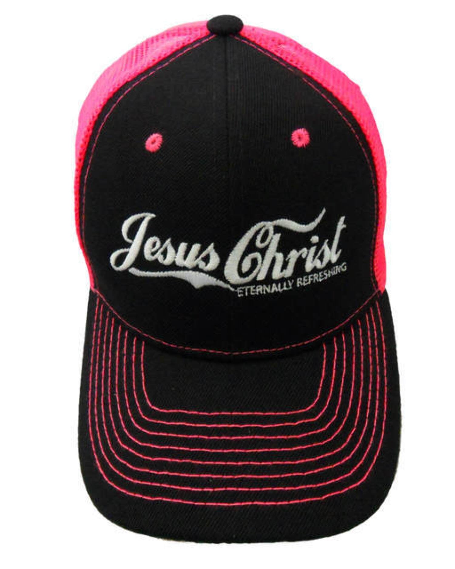 Christian Cap - Jesus Christ Eternally Refreshing Trucker Cap - Walmart.com