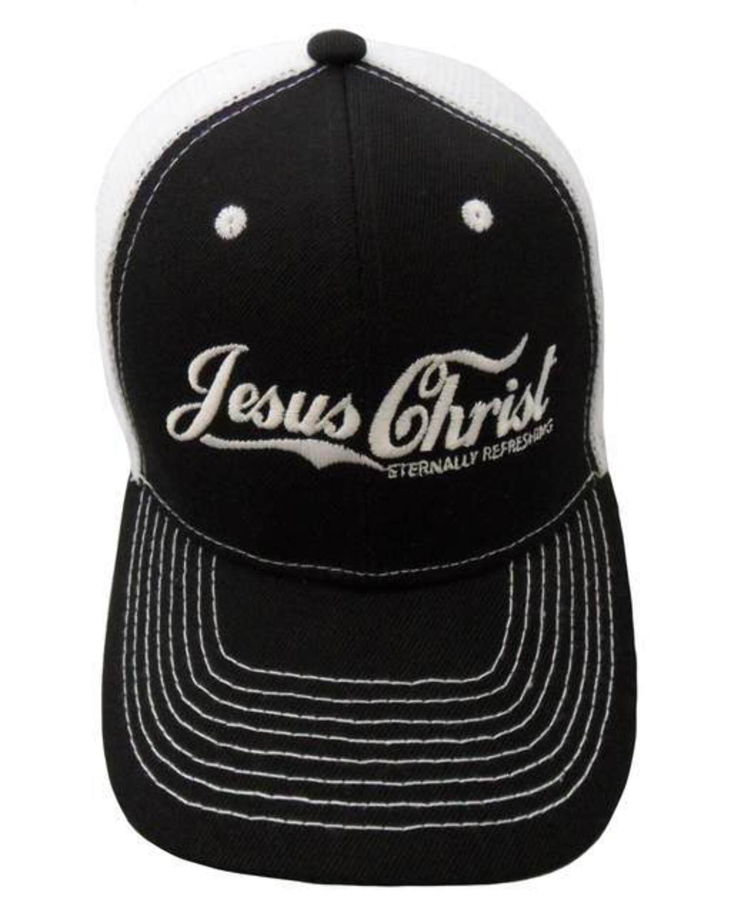 Christian Cap - Jesus Christ Eternally Refreshing Trucker Cap - Walmart.com