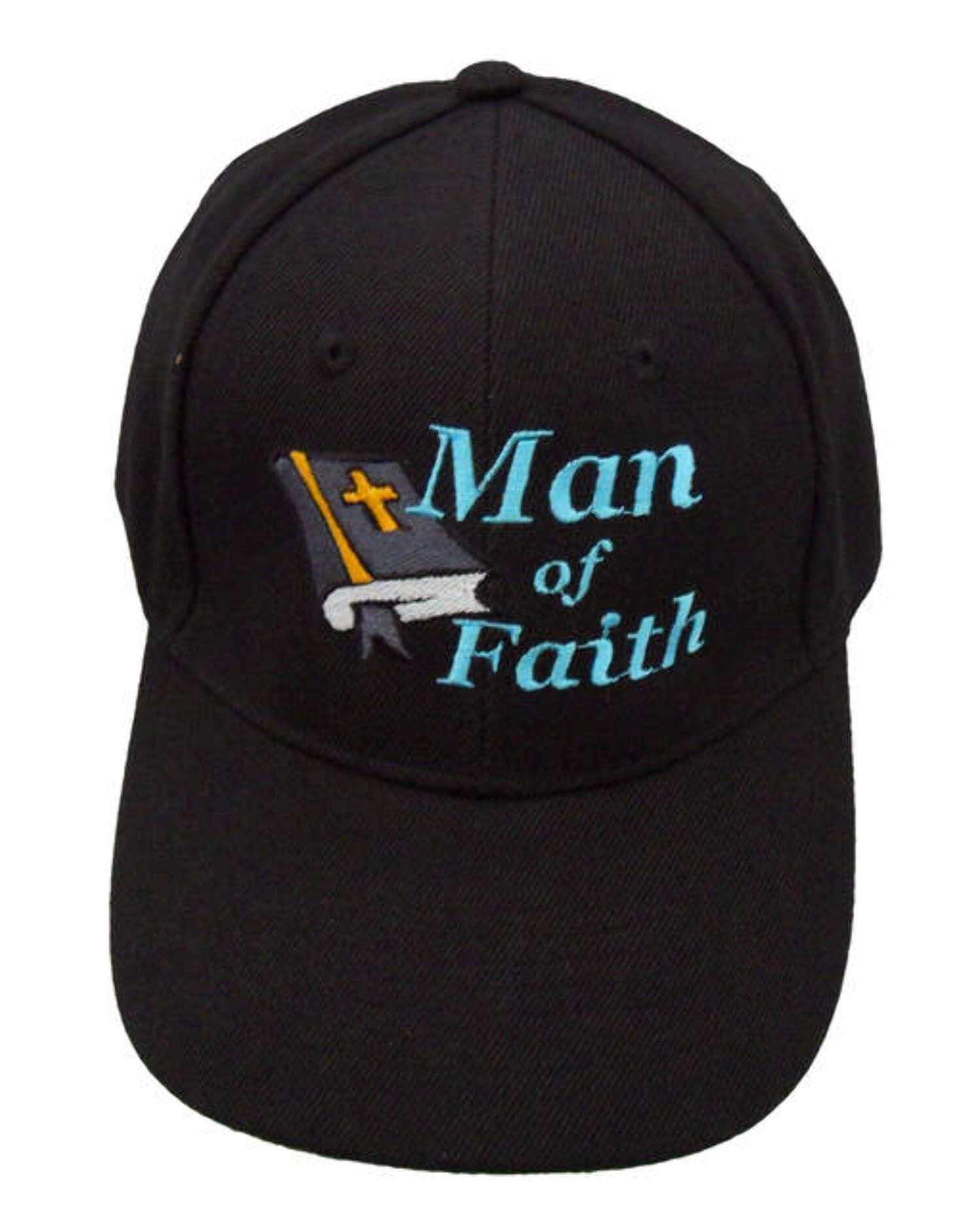 Christian Cap Man of Faith - Black - Walmart.com