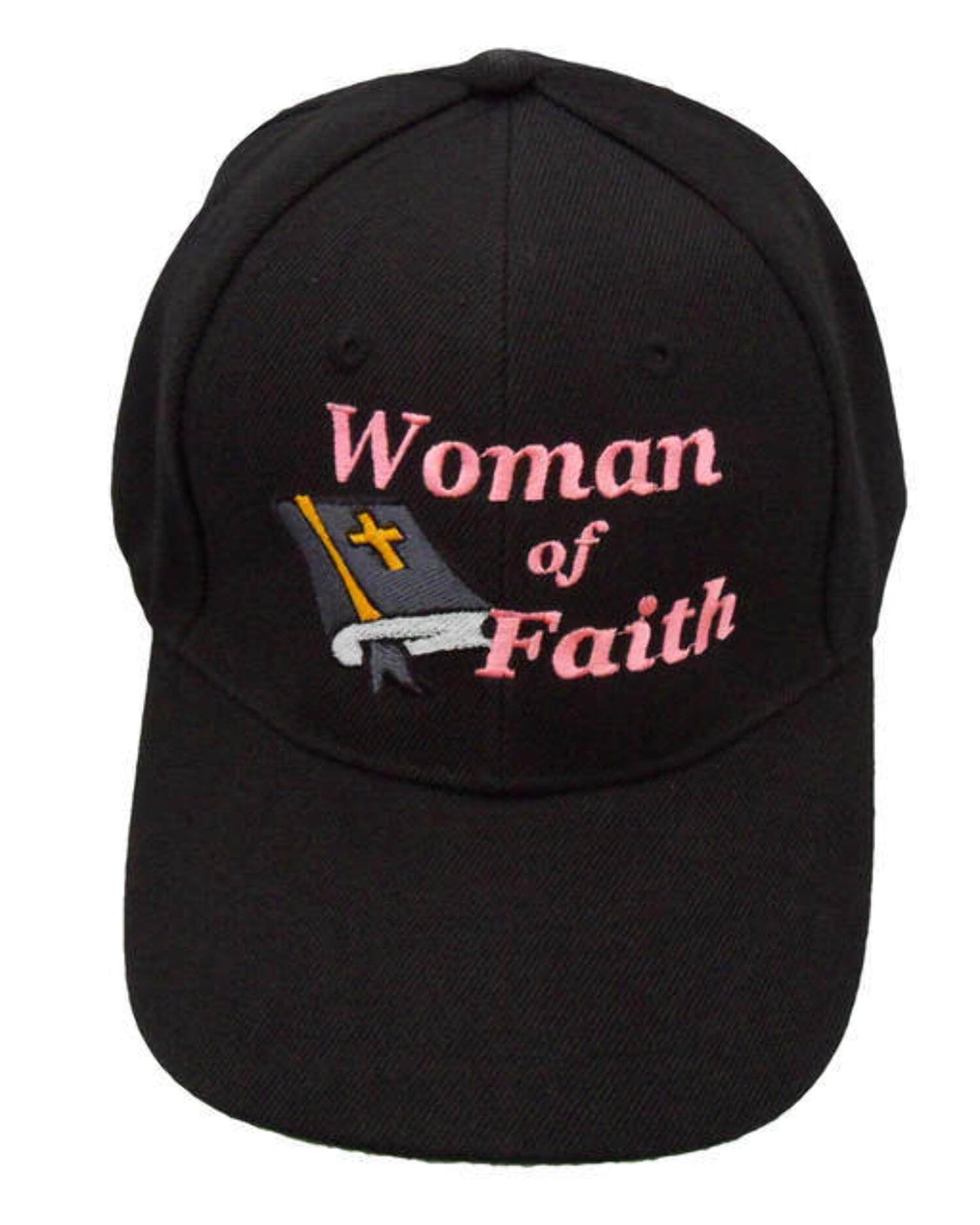 Christian Cap Woman of Faith Cap - Black - Walmart.com