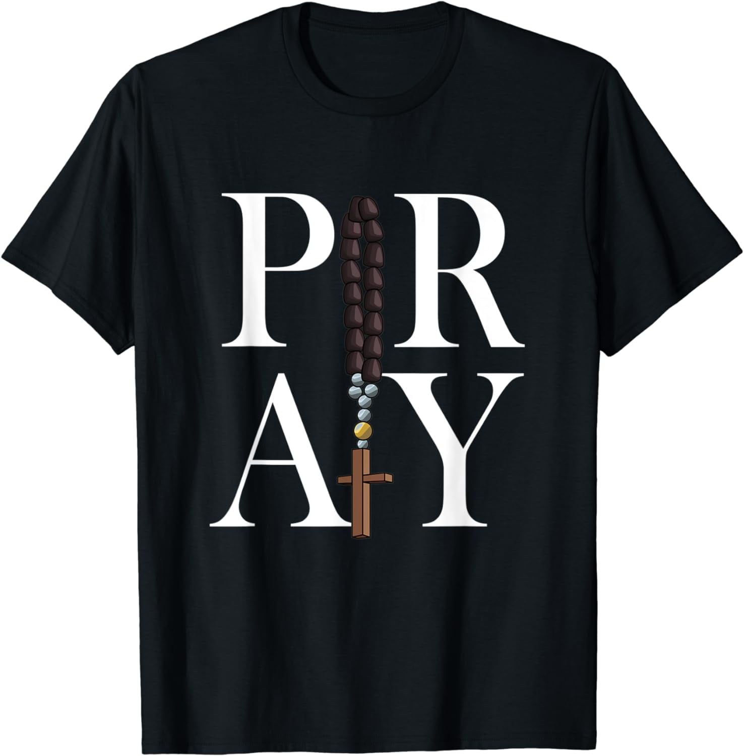 Christian Catholic Priest Pastor Gift Pray Rosary T-Shirt - Walmart.com