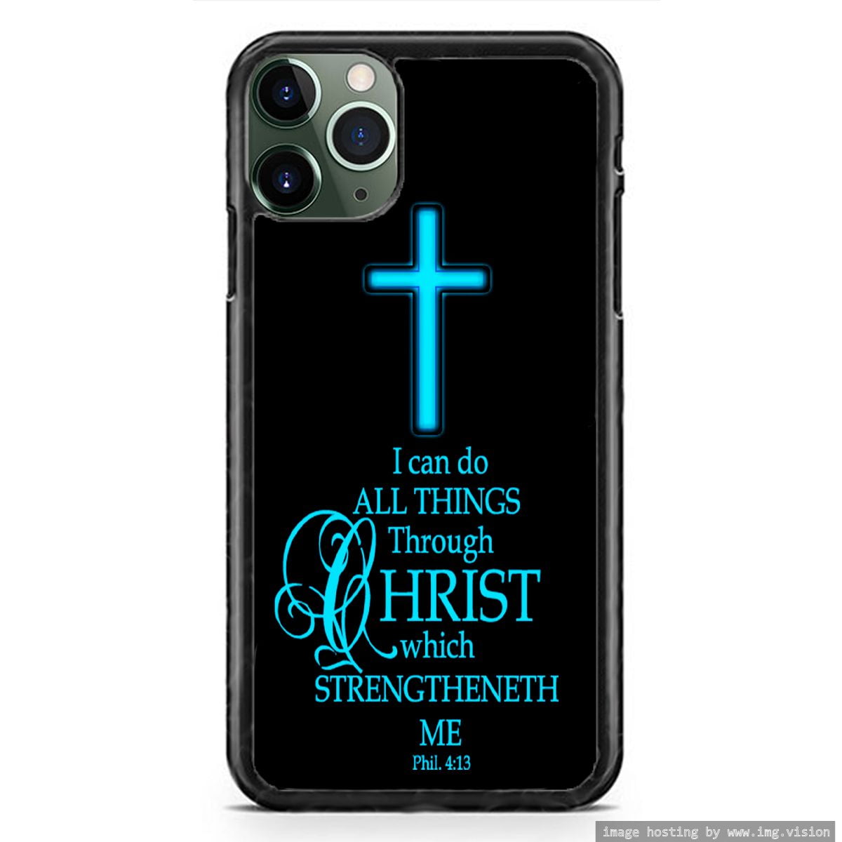 Christian Cell Phone Case Bible Verse Slim Shockproof Hard Rubber ...