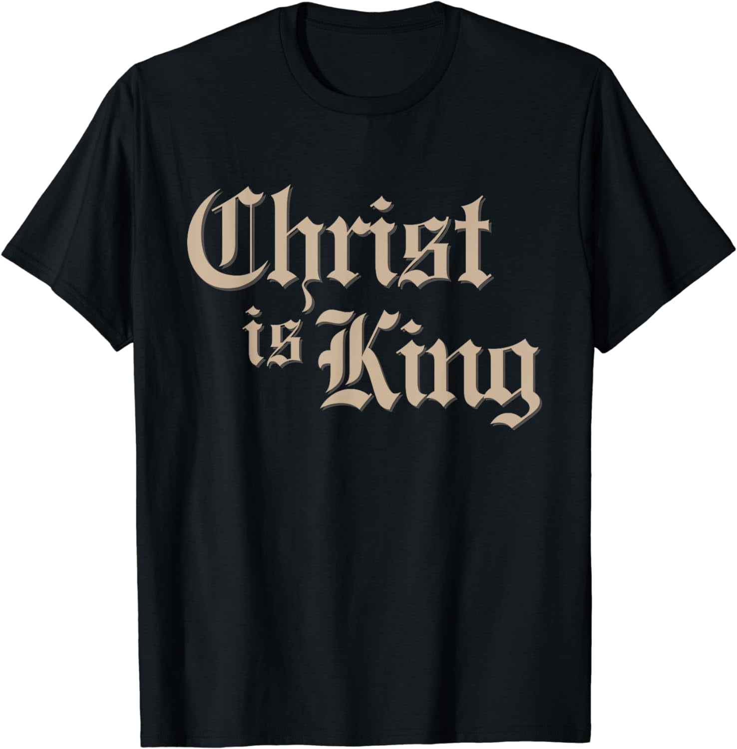 Christian Christ Is King Jesus Christ Catholic Religious T-Shirt ...