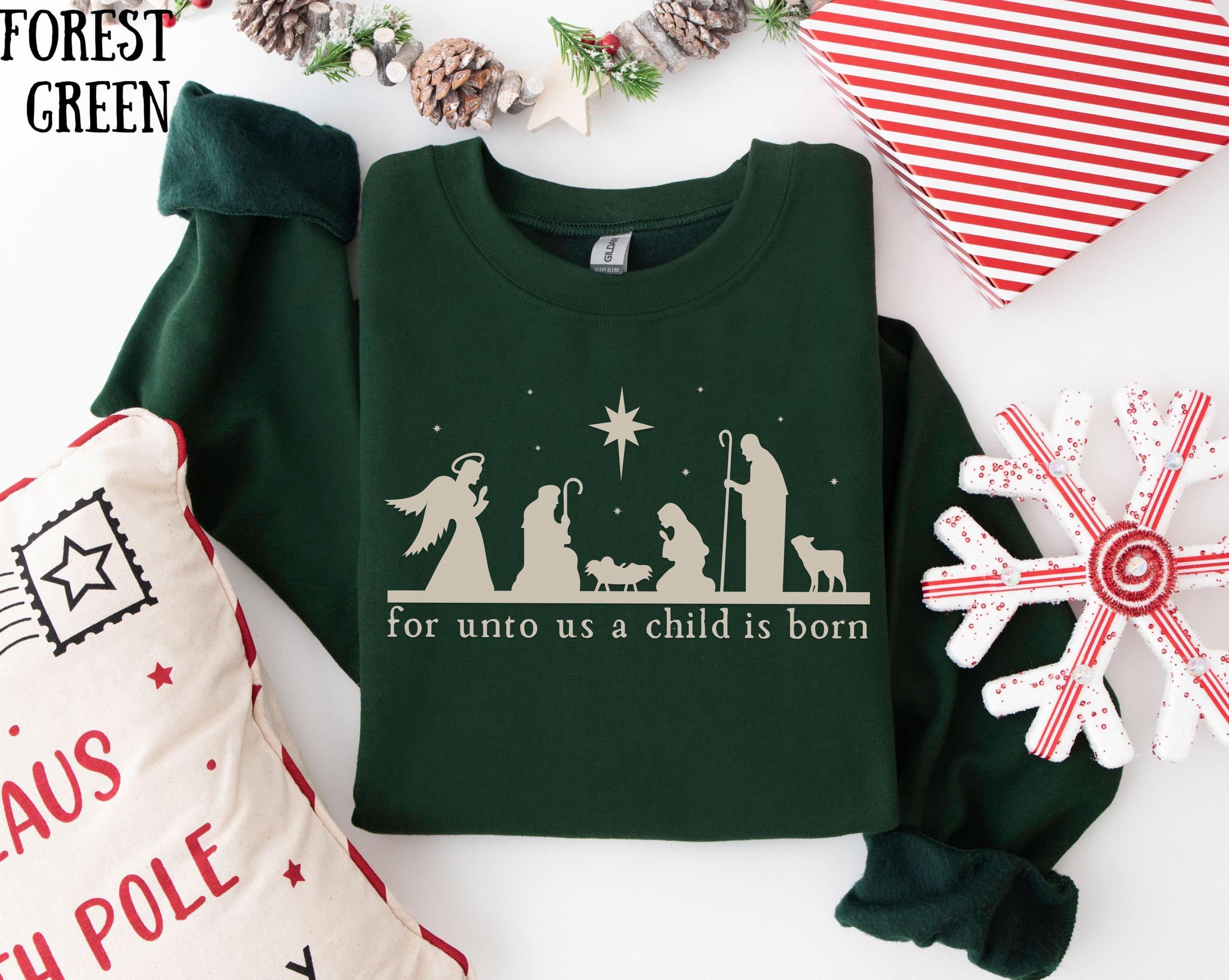 Christian Christmas, Christmas Christmas Shirt, Nativity Shirt, Jesus T ...