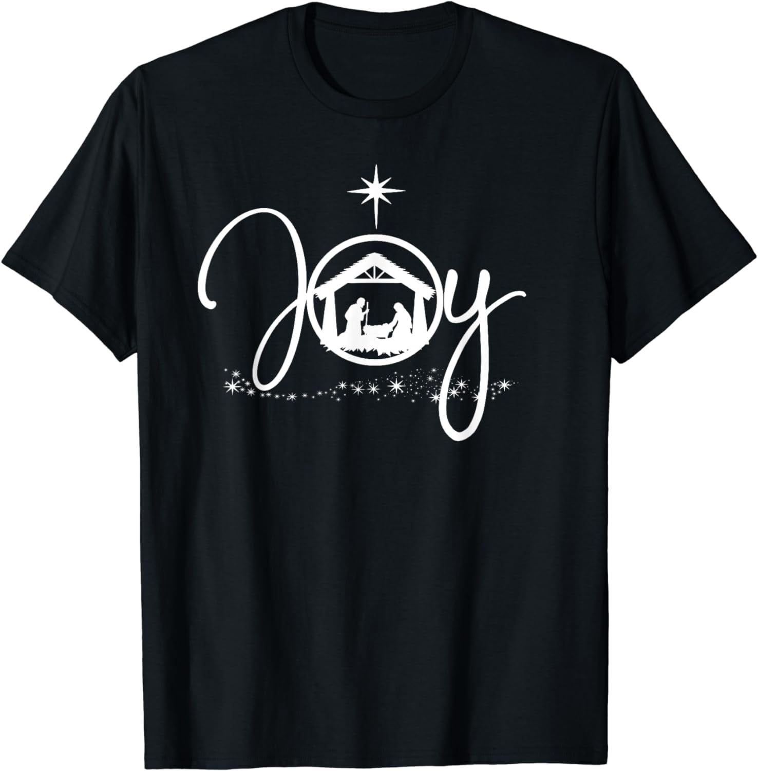 Christian Christmas Joy Jesus Nativity Scene Faith Gift,Short Sleeve T ...
