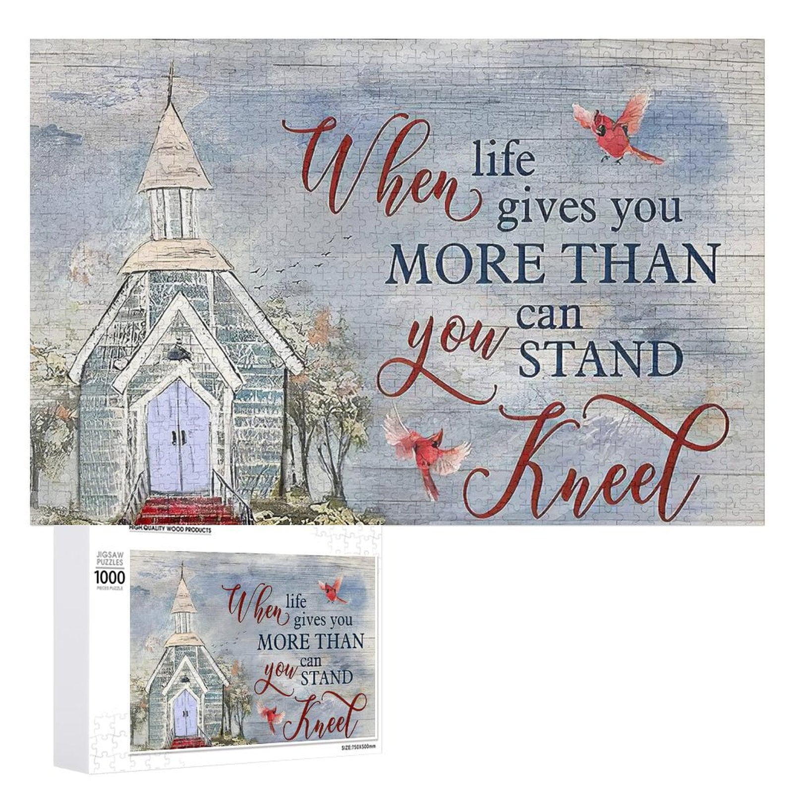 Christian Church 1000 Piece Jigsaw Puzzle for Adults and Families ...