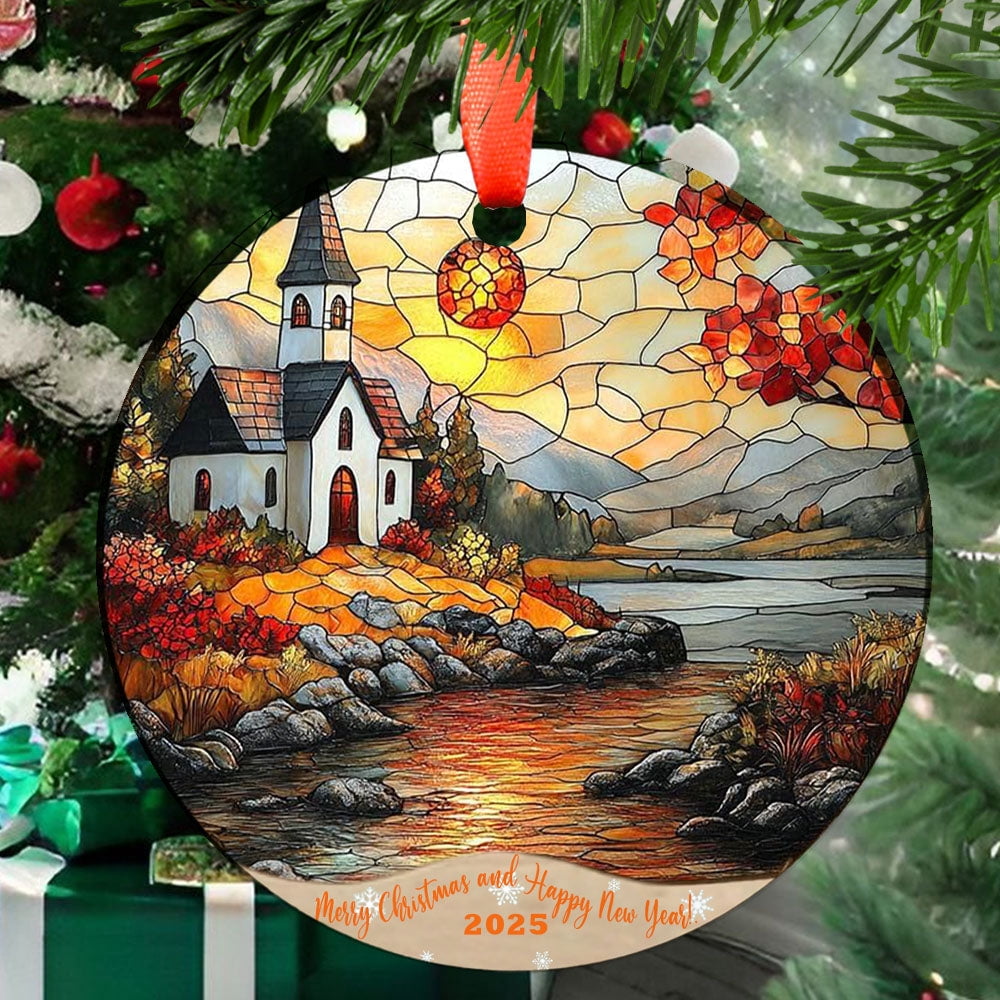 Christian Church 7 Christmas Ornament, Christmas Decoration Gift ...
