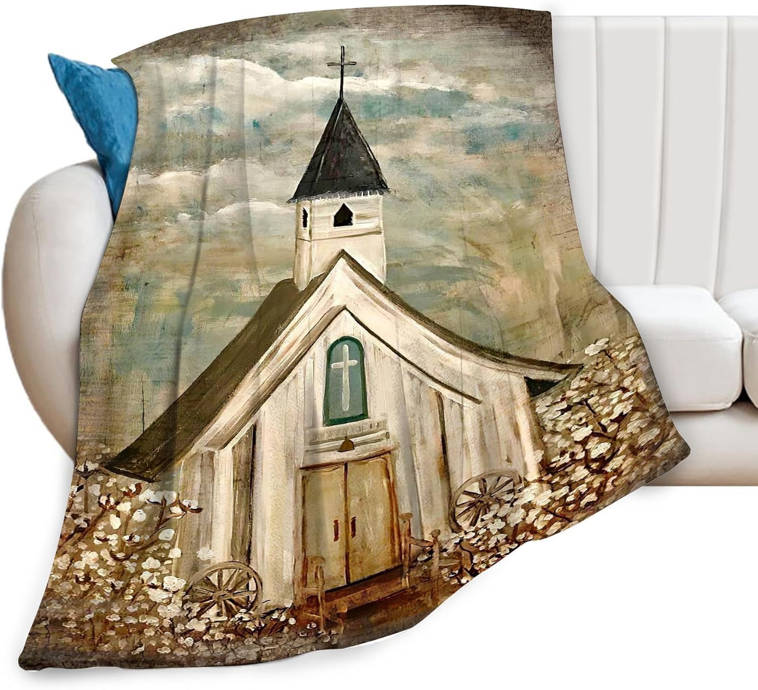Christian Church Blanket Religious Gifts for Women Men Christian Throw ...