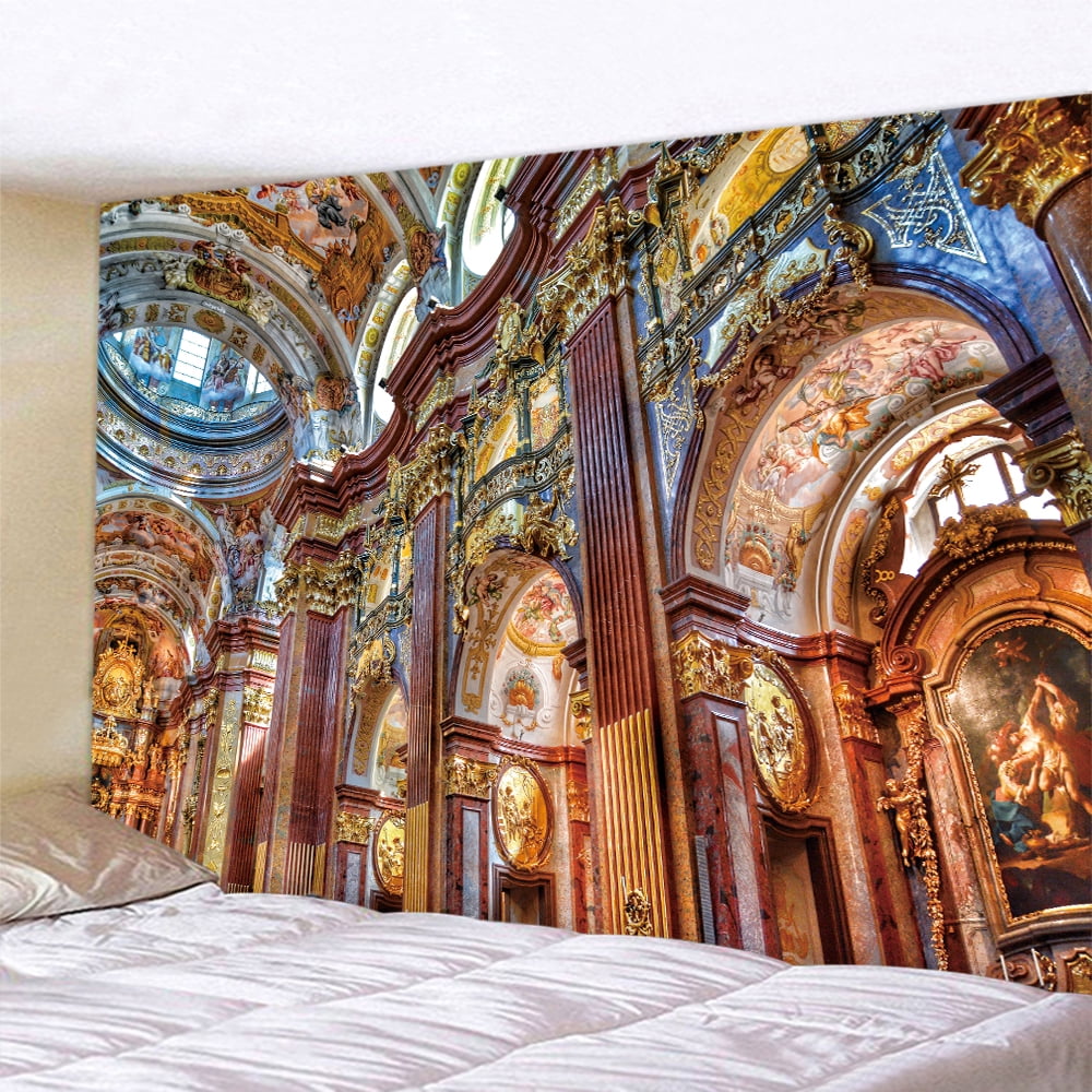 Christian Church mural bookshelf tapestry home decoration Angel ...