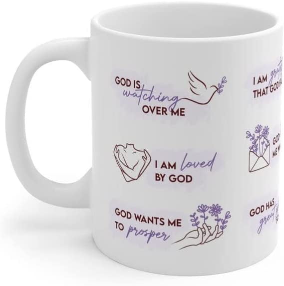 Christian Coffee Cup, Christian Affirmations Scripture Mugs, Bible ...