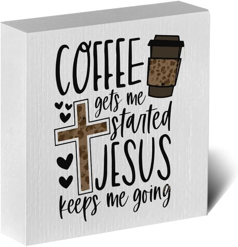 Christian Coffee Table Decor Rustic Desk Decor Coffee Station ...