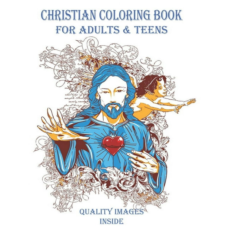 adult christian coloring book